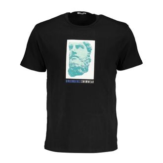 Dirk Bikkembergs Homme, Tops, Noir, Taille: M Short Sleeve T-Shirt