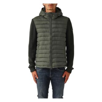 Colmar Homme, Vestes, Vert, Taille: XL Veste &agrave; Capuche Avec Manches Tricot&eacute;es