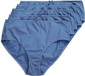 Ulla Popken gs1 data protected company 4069787000005 Midislips, 5er-Pack, Einfarbig, BIS GR. 66/68 sous-v&ecirc;tement, Bleu Marine Clair, 50-52 Femmes