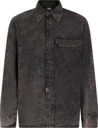 Diesel Homme, Chemises, Gris, Taille: M Chemise en denim