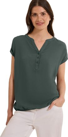 Cecil Damen 3411632 Bluse, Dark Balmy Khaki, XS