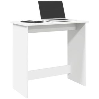 vidaXL Bureau Blanc 80x40x75 cm Bois ding&eacute;nierie Vidaxl