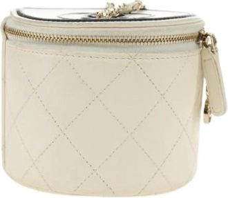 Chanel Sac bandouli&egrave;re vintage Pre-owned - Femme - Pre-owned - Beige - Taille: ONE Size