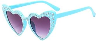 Generic scyca Lunettes de soleil en forme de coeur pour femme, lunettes de soleil en forme de coeur, lunettes de soleil mignonnes et rétro à la mode pour un u
