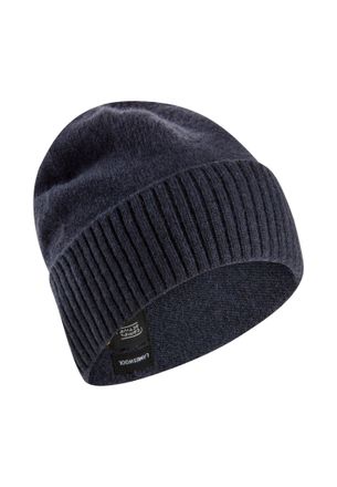 Camel Active Herren Beanie aus Reiner Lammwolle Navyblau, Menswear-OS