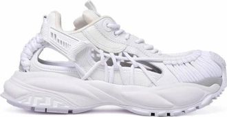 Versace Femme, Chaussures, Blanc, Taille: 40 EU Trainer Basse