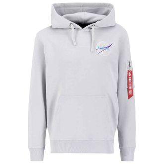 Alpha Industries Alpha Industries Herren Hoody Dark Side Hoody, Pastel Grey, XXL