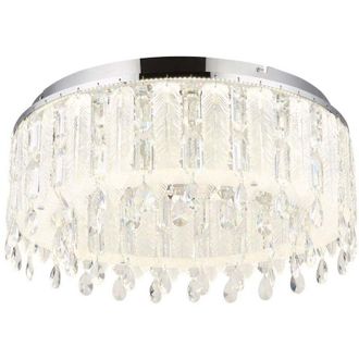 Globo Lighting deckenleuchte - KLUNKA - chrome - glas - Ø 59cm - LED