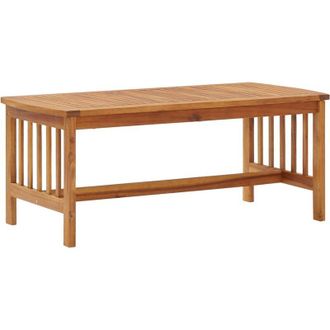 vidaXL Table basse 102x50x43 cm Bois dacacia solide Vidaxl