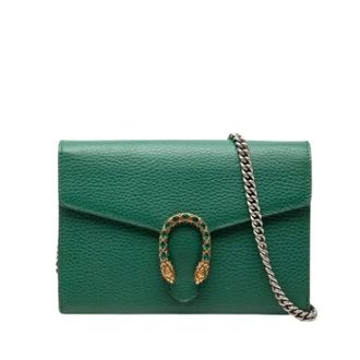 Gucci Pre-owned Sac bandouli&egrave;re Dionysus - Femme - Pre-owned - Vert - Taille: ONE Size