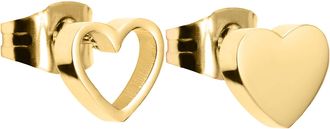 Liebeskind BERLIN Damen Ohrstecker - Basic Ohrringe aus Edelstahl - Poliert & mattiert - Kleine Stecker in verschiedenen Formen und Farben- Perfekt für den Allta