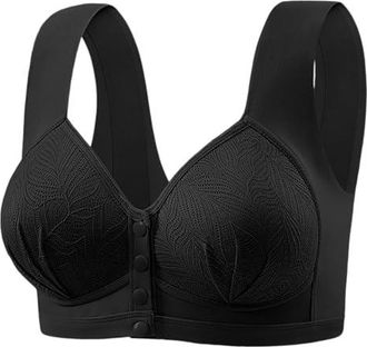 Generic Soutien Gorge Invisible Soutien Gorge sans Armature Brassiere Femme sans Armature De Classique Seamless Quotidien Fermeture Dos 4/3 Crochets Uni Look 