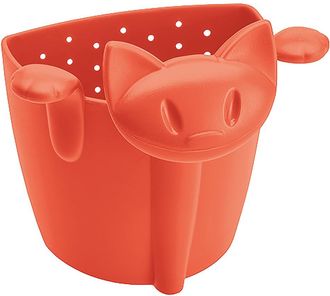 Koziol MIAOU Teesieb für losen Tee | für eine Tassenportion | zum Einhängen | biozirkulärer Kunststoff, spülmaschinengeeignet, spülmaschinengeeignet, Küche, 