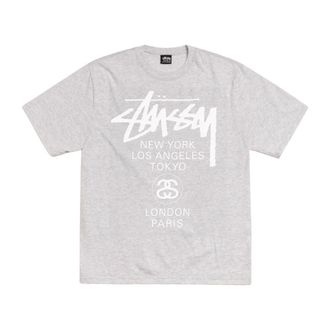 St&uuml;ssy Herren, Oberteile, Grau, LGr&ouml;&szlig;e