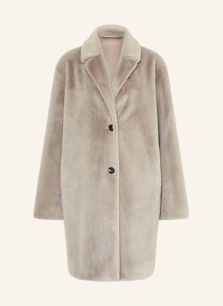 Lilienfels Lilienfels Kunstpelz-Mantel grau