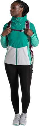 Craghoppers Jamila Windjacke f&uuml;r Damen, Weiter Stehkragen (Mystisch/Ozean/Luna)