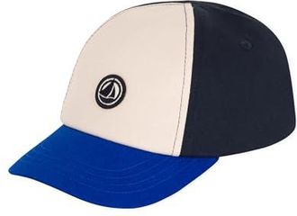 Petit Bateau A09I0 Casquette, Smoking/Multico, 3 Mois Mixte bébé