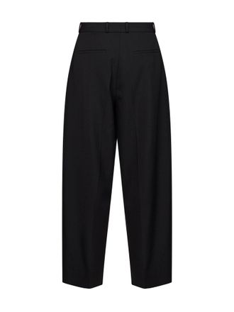 STUDIO NICHOLSON Mens Trousers Line Technical Wool Black Polyester
