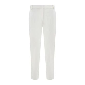 Pinko Viskosemischung-Hose mit Elastan - - Trousers - Damen - Wei&szlig; - 2XL