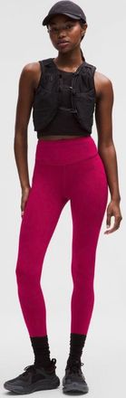 lululemon Legging Fast and Free taille haute en molleton Poches pour Femmes - 71 cm - Taille 10