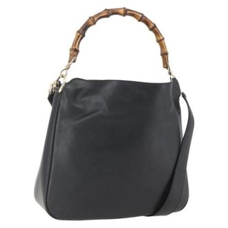 Gucci Sac bandouli&egrave;re Pre-owned - Femme - Pre-owned - Noir - Taille: ONE Size