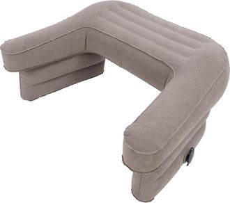 Generic Tragbares Aufblasbares Scho&szlig;-Schreibtischkissen Zum Spielen, H&ouml;henverstellbar Zur K&ouml;rperentspannung, Ideal f&uuml;r den Heim- und Autogebrauch, PVC-Samt, 2