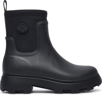 Tommy Hilfiger Gummistiefel Tommy Hilfiger Th Stamp Warm Ankle Rain Boot FW0FW09544 Schwarz
