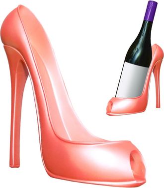 Generico Weinregale: 20,3 cm Regalhalterung, Schuhform, eleganter Flaschenhalter, Tischdekorationsrahmen, einfach zu bedienendes Geschenkzubeh&ouml;r und