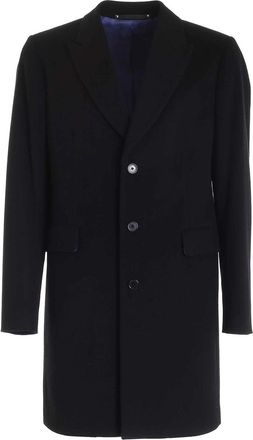 Paul Smith Knielanger Mantel - Schwarz