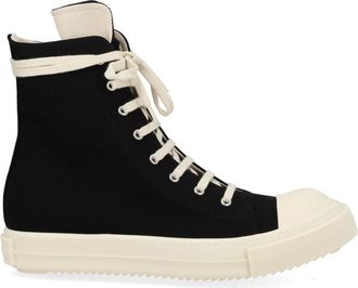 Rick Owens Homme, Chaussures, Noir, Taille: 42 EU Scarpe Denim Sneaks
