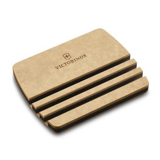 Victorinox by Swiss Army Schneidebrett-Ständer, Praktischer Halter für 3 Schneidebretter, 12.7 x, 10.2 x, 1.2, Platzsparend, Aufbewahrung, Braun