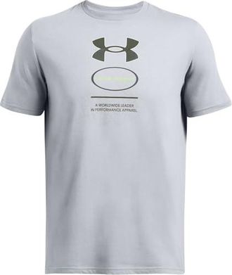 Under Armour T-shirt &agrave; manches courtes Gel Stack pour homme, Acier/morph, M