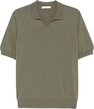 Cruciani Fein gestricktes T-Shirt - Gr&uuml;n
