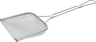 BESTONZON &Eacute;cumoire Carr&eacute;e En Acier Inoxydable 304 Maille Fine Ustensile Cuisine 17 Pouces Filtre &Agrave; Huile Pour Friture Passoire Filtre R&eacute;sidus Pour Frites Poulet