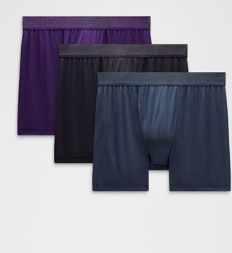 lululemon Boxer Always In Motion Lot de 3 pour Hommes - 13 cm - Blue/Violet/Violet - Taille S