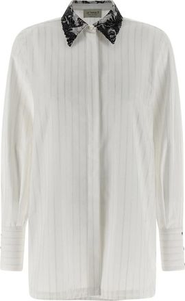 Le Twins LE Twins, Femme, Blouses et Chemises, Blanc, Taille: 40 FR Daniel Shirt