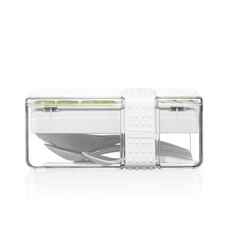 Bodum BISTRO Lunch box compartimentée en TRITAN, avec set de 4 couverts