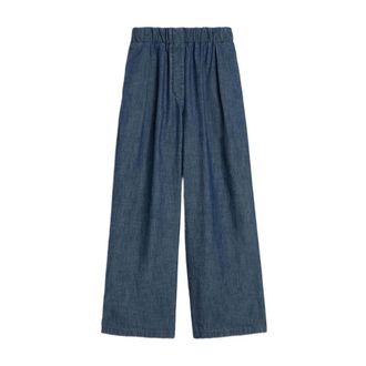 Jil Sander Wide Hosen - - Trousers - Damen - Blau - M