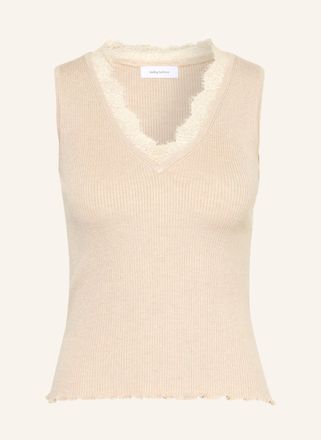 Darling Harbour Darling Harbour Stricktop Mit Spitze beige