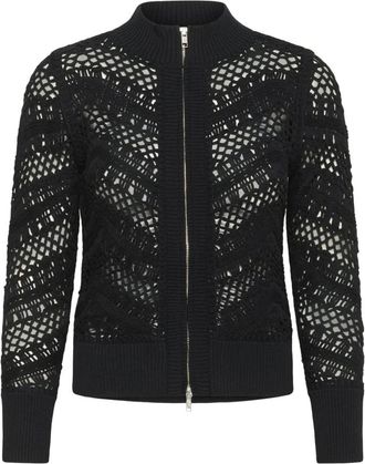 Karen by Simonsen Femme, Pulls, Noir, Taille: 38 FR Cardigan