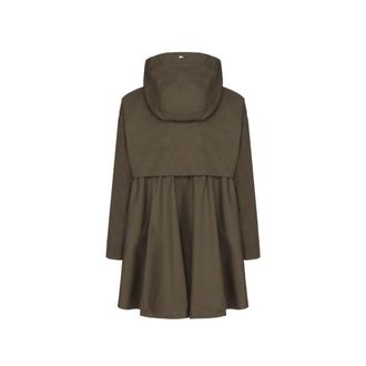 Herno Womens Bicolor Cotton Coat Clothing