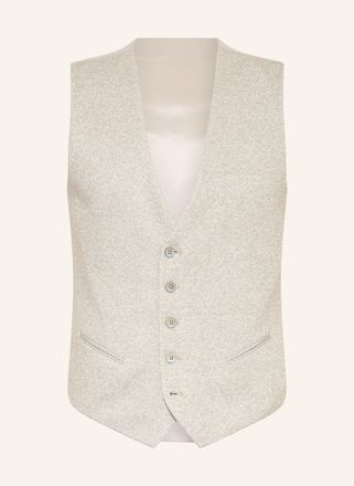 Paul Paul Anzugweste Extra Slim Fit Zum Wenden Aus Jersey beige