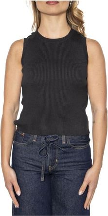 Levi's Femme, Tops, Bleu, Taille: 38 FR Canottiera