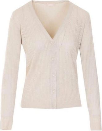 Liu Jo Femme, Pulls, Beige, Taille: 36 FR Cardigan en maille