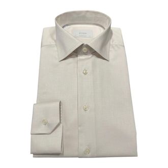 Eton Homme, Chemises, Beige, Taille: XL Signature Twill Shirt