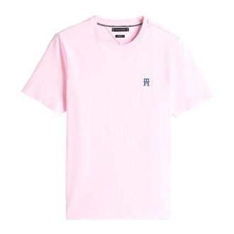 Tommy Hilfiger Homme, Tops, Rose, Taille: XL Contrast TH Monogram Embroidery T-Shirt