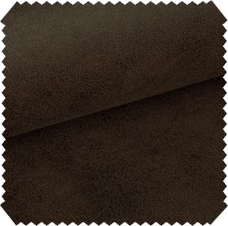 Novely exquisit ETERNITY Vintage Polsterstoff - Antiklederoptik Möbelstoff - Schwer entzündbares Velours-Kunstleder - Pflegeleichte Meterware 1lfm | Farbe: 0