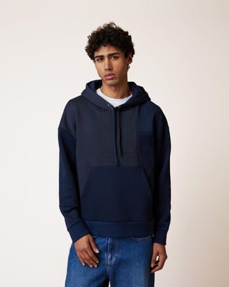 Faguo Sweat &agrave; capuche bleu marine