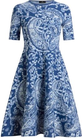 Etro Femme, Robes, Bleu, Taille: 40 FR Etro Robes Blue