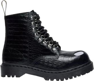 Arte Stiefeletten - 1460 PASCAL BEX STEEL TOE LEATHER BOOTS BLACK - Gr. 42 (EU) - in Schwarz - für Damen